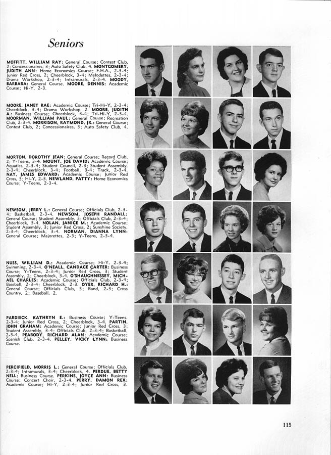 Columbus High School (CHS) 1964 Yearbook (Log) Historic Columbus Indiana